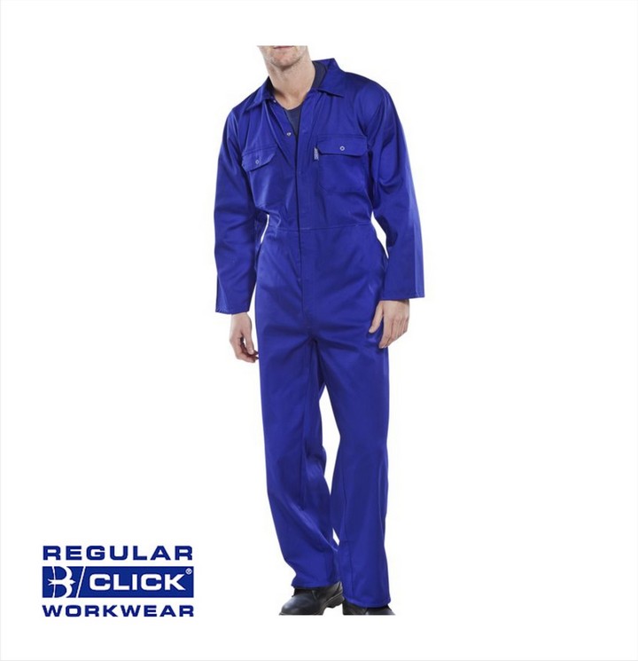 Poly Cotton Boiler Suit | PPE Supplies Direct